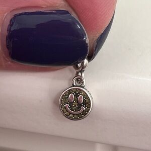 Pandora | Jewelry | Pandora Me Smiley Face Pav Charm | Poshmark